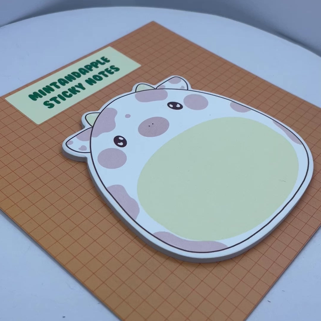 Strawberry Cow Sticky Notes – mintandapple US